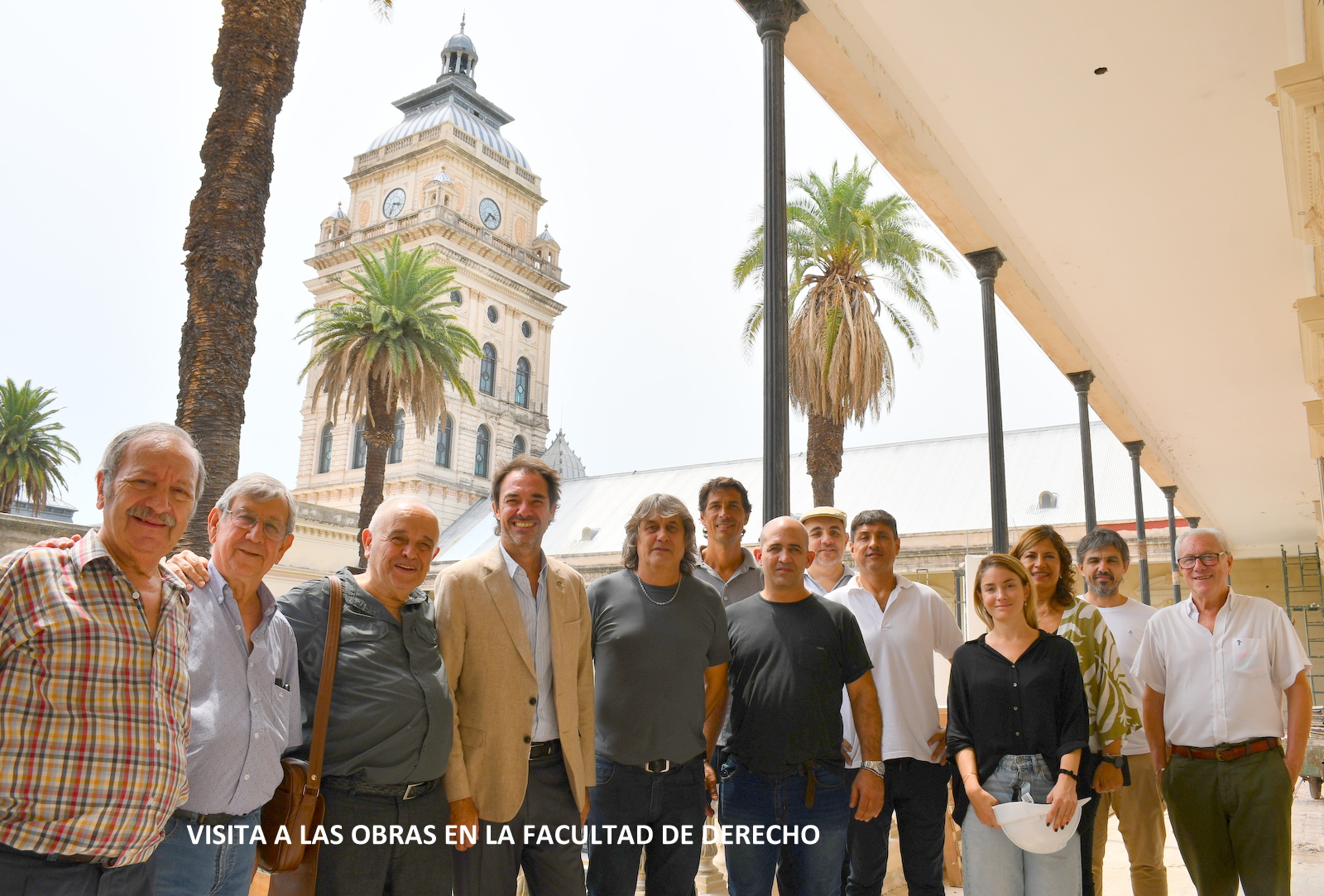 Visita a las obras en la Facultad de Derecho - A.P.U.R.